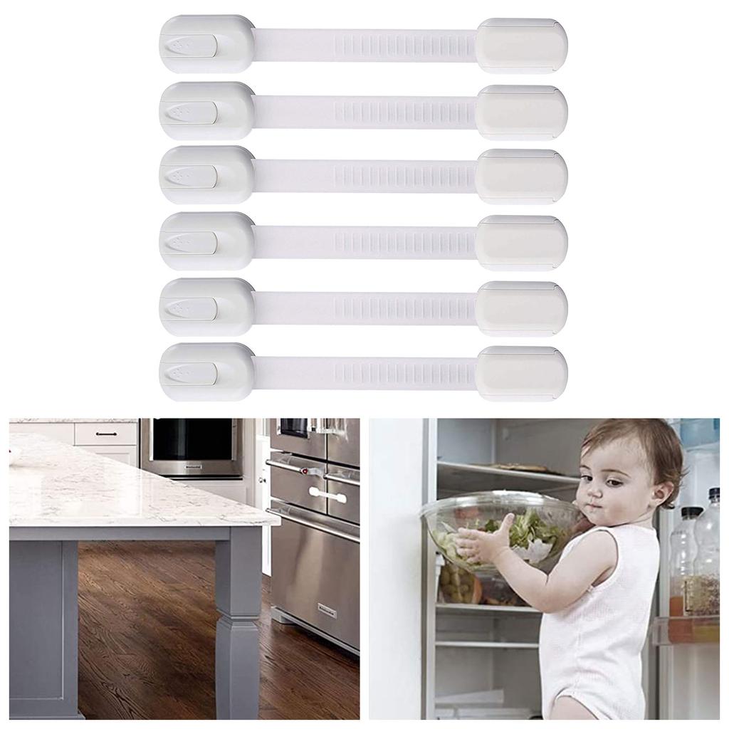 Buy 6Pack Multi-Use Adhesive Straps Locks - Childproofing Baby Proofing ...