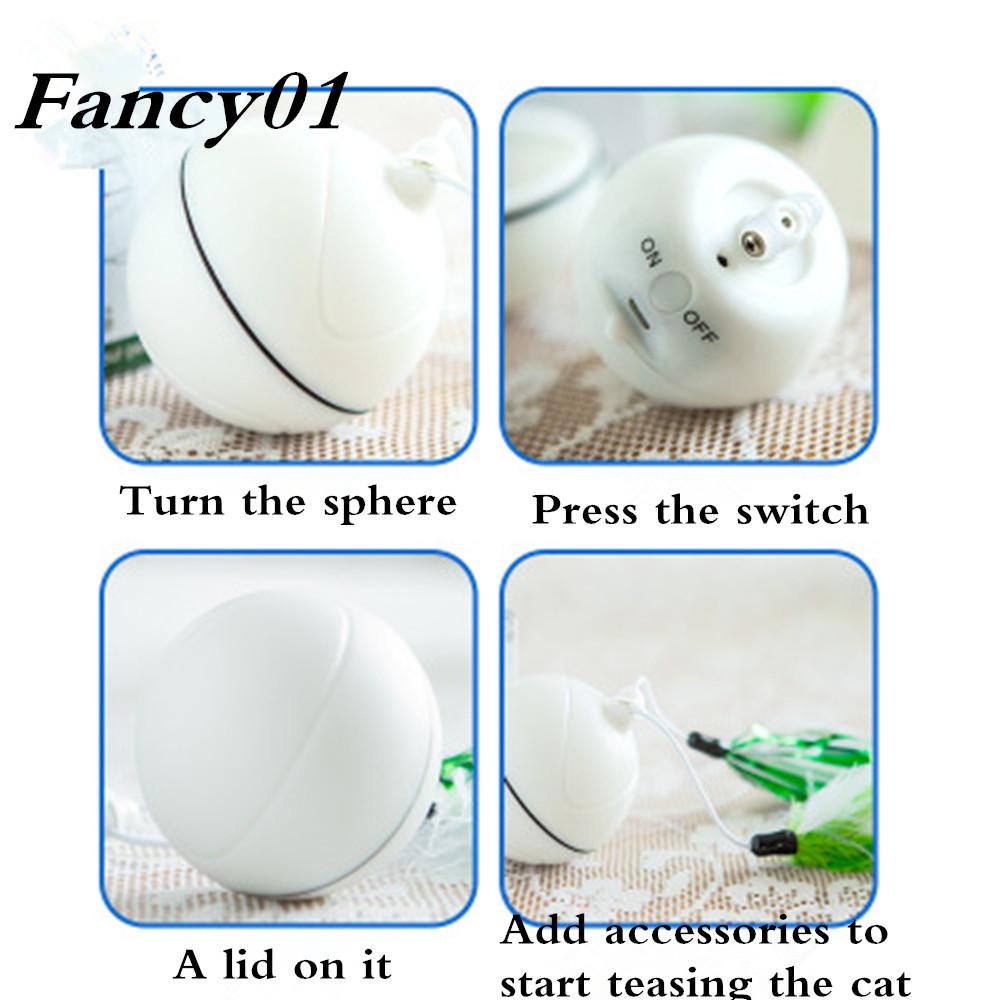 Buy Cat Pet LED Light Laser Ball Teaser Exercise Automatic Interactive ...