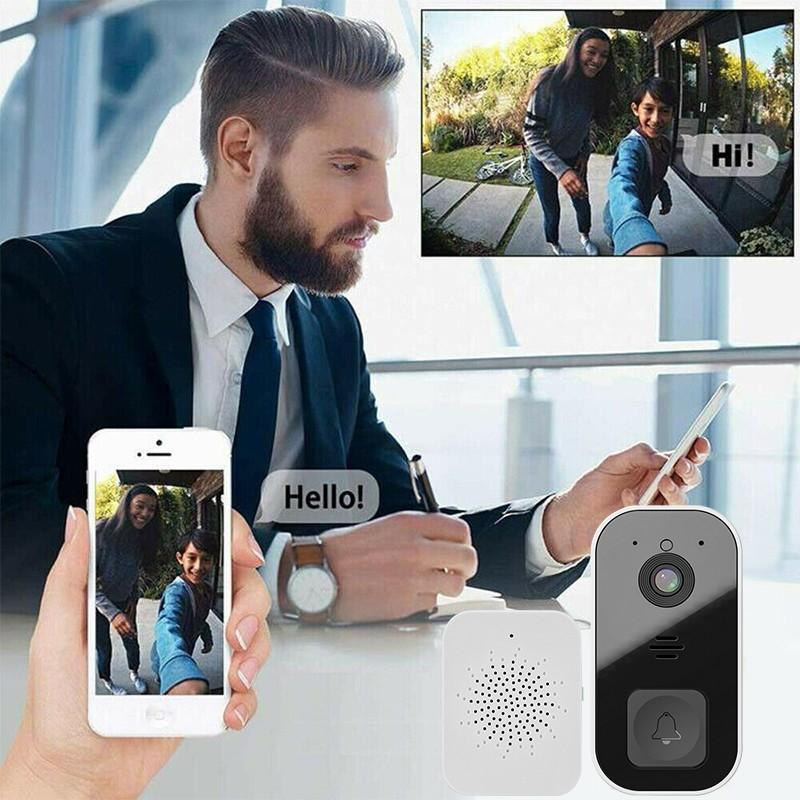 Buy Smart Home Video Doorbell Wifi Camera Wireless Doorbell Call ...