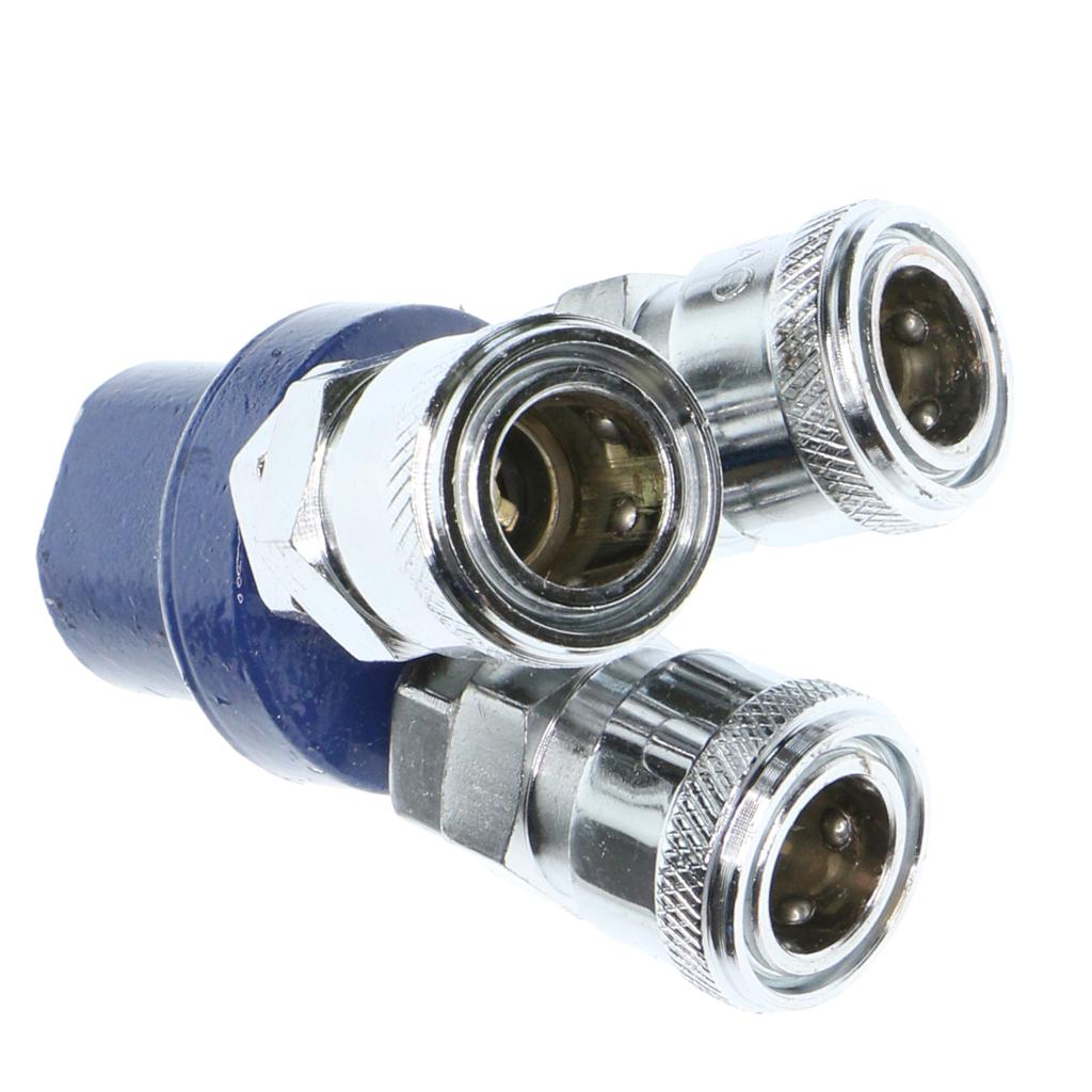 Aire portátil de Metal compresor Tri Splitter adaptador conector ...