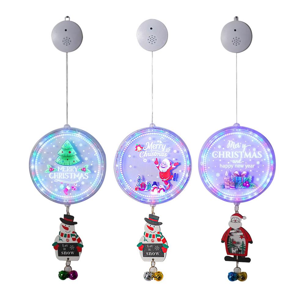 LED Hanging Light Ornaments with Music Christmas Random Pendant for ...