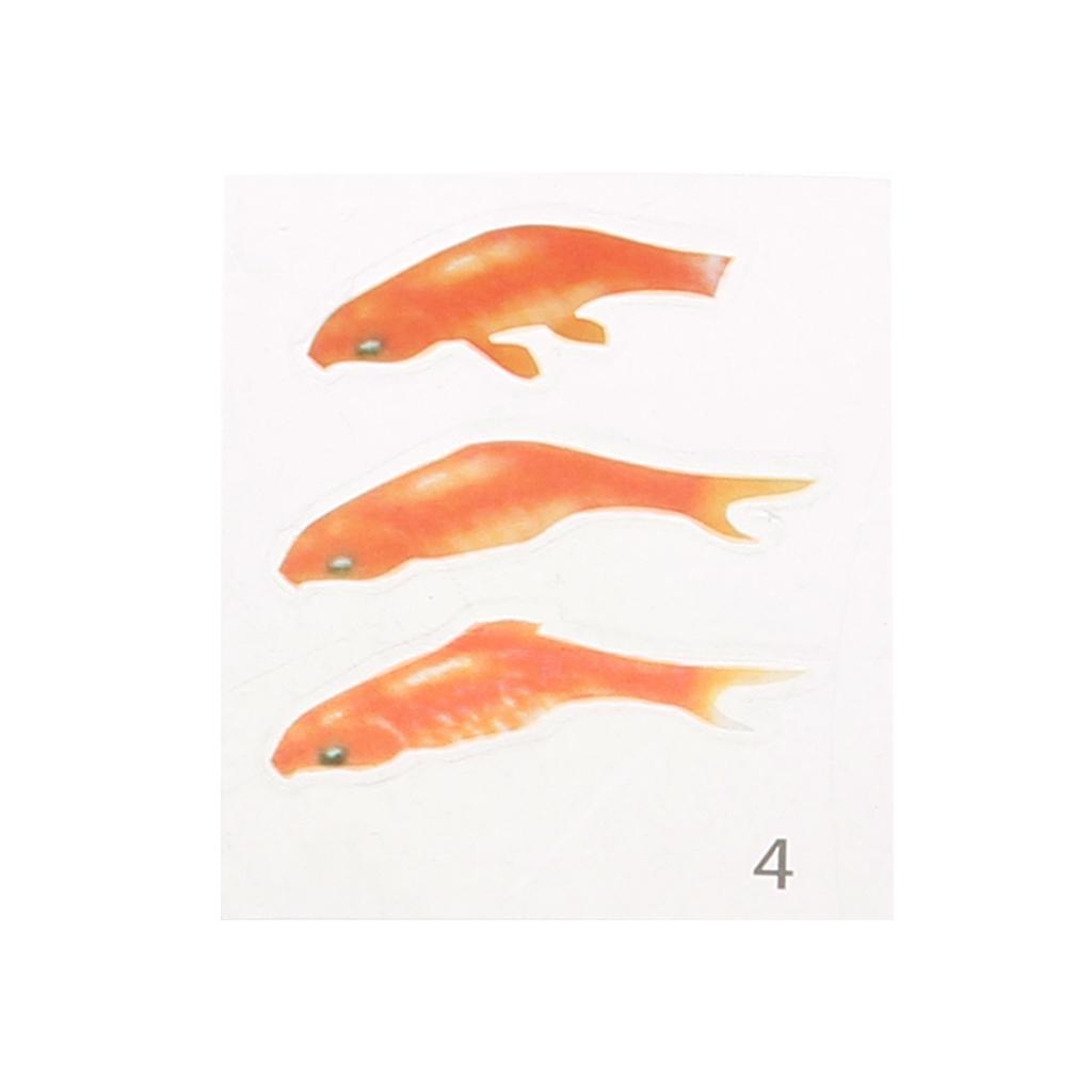 Buy 3D Real Goldfish Clear Film Sticker Resin DIY Water-Like Painting ...
