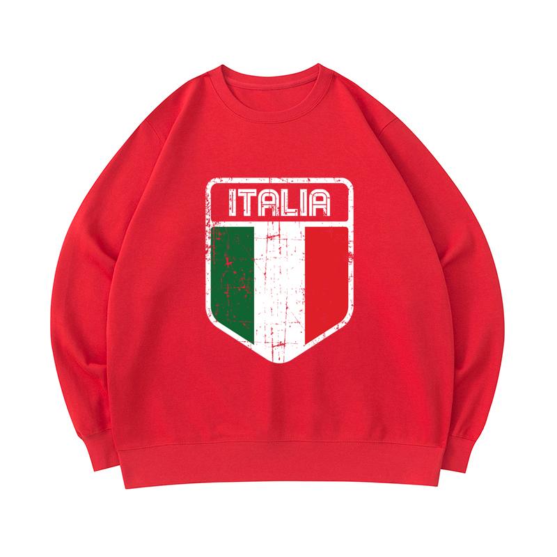 Cheap Men's 300 GSM 100% Cotton Sweatshirt Italia Jersey Style Italy ...