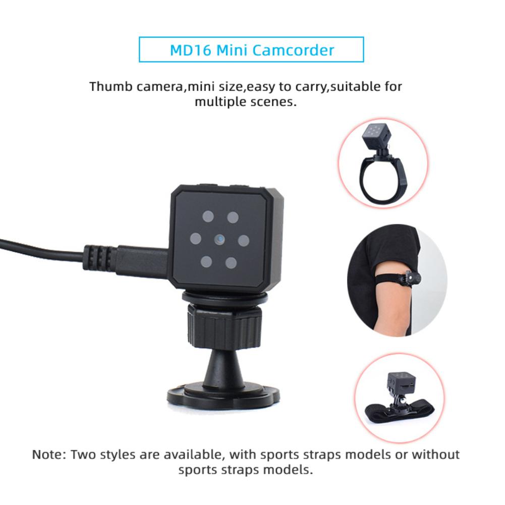 HD 1080P Mini Camera 140 Degree Wide-Angle Infrared Night Vision ...
