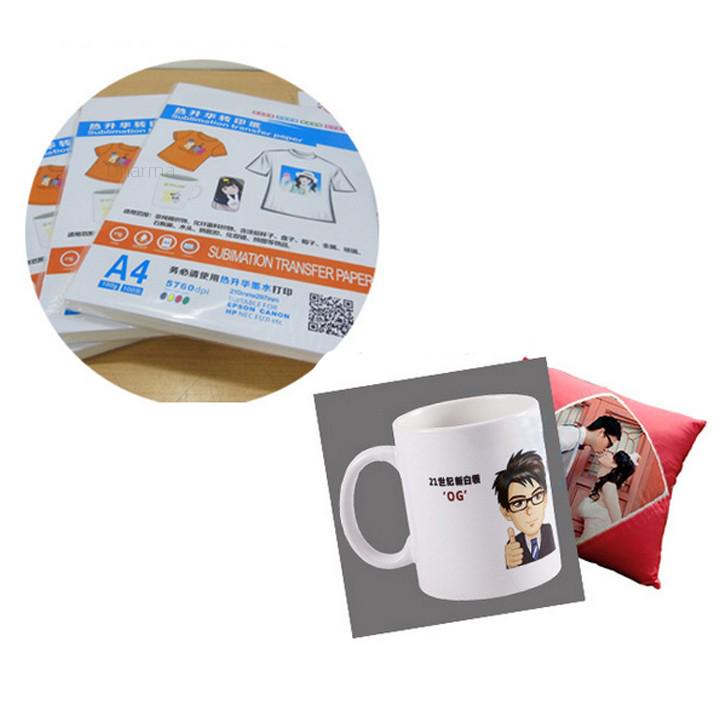 Buy Manyi 100 Sheets A4 Sublimation Heat Transfer Paper for Polyester Cotton T-Shirt at ...