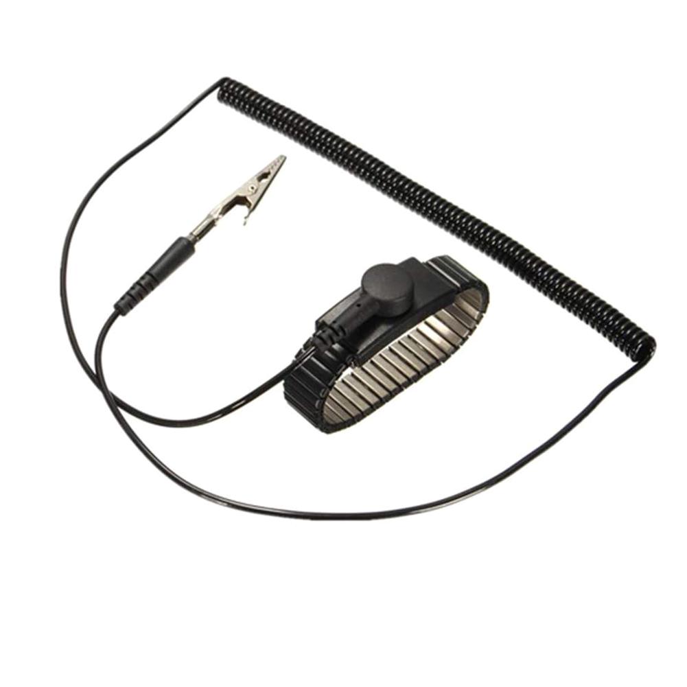 Buy Reusable Anti Static Metal ESD Adjustable Wrist Strap PU Coated ...