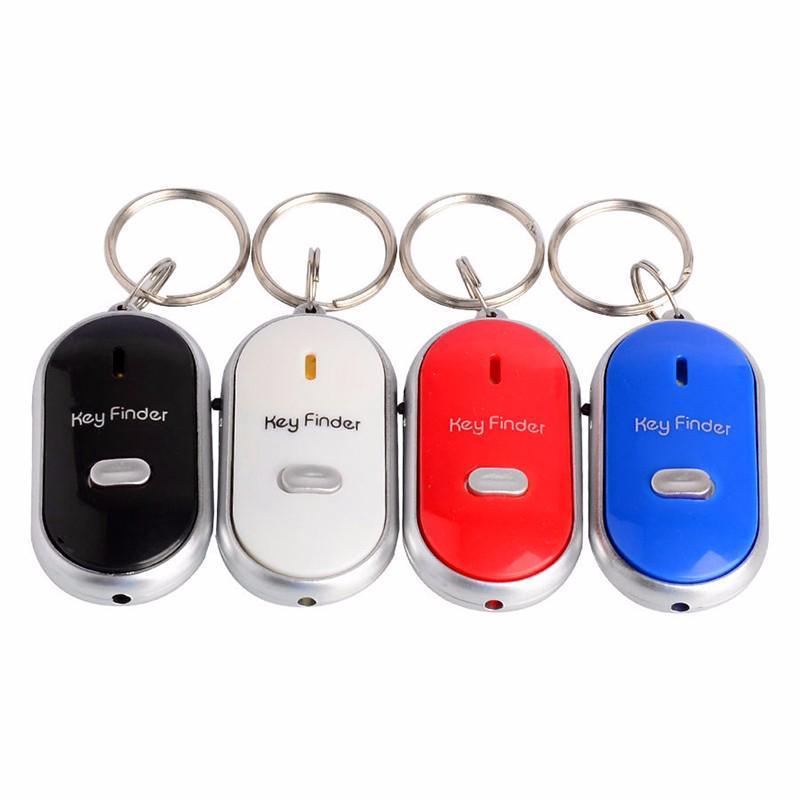 1 Pc Portable Mini Whistle Sensor Anti-Lost Key Finder LED Fashion Car ...