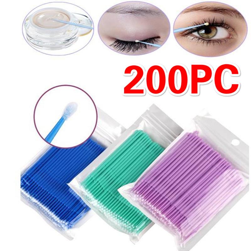 Buy For Beauty Makeup Cosmetic 200pcs Cotton Swab Micro Disposable ...