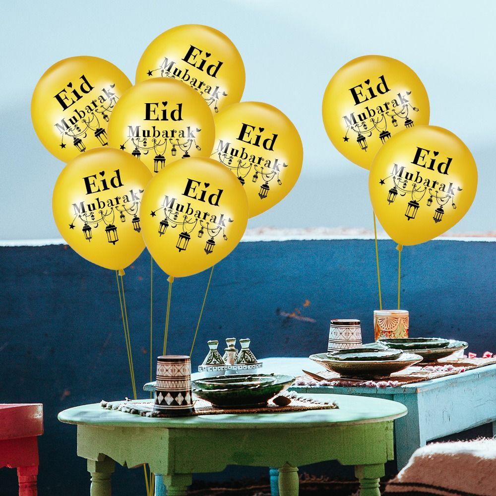 Satın alın Muslim Islamic Eid Confetti Balloons EID MUBARAK Balloons ...