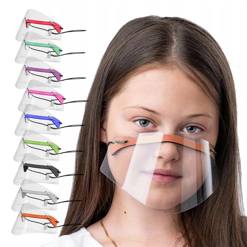 Buy 1PCS Comfortable Transparent PVc Mini Shield Mask Mouth Mask Face ...