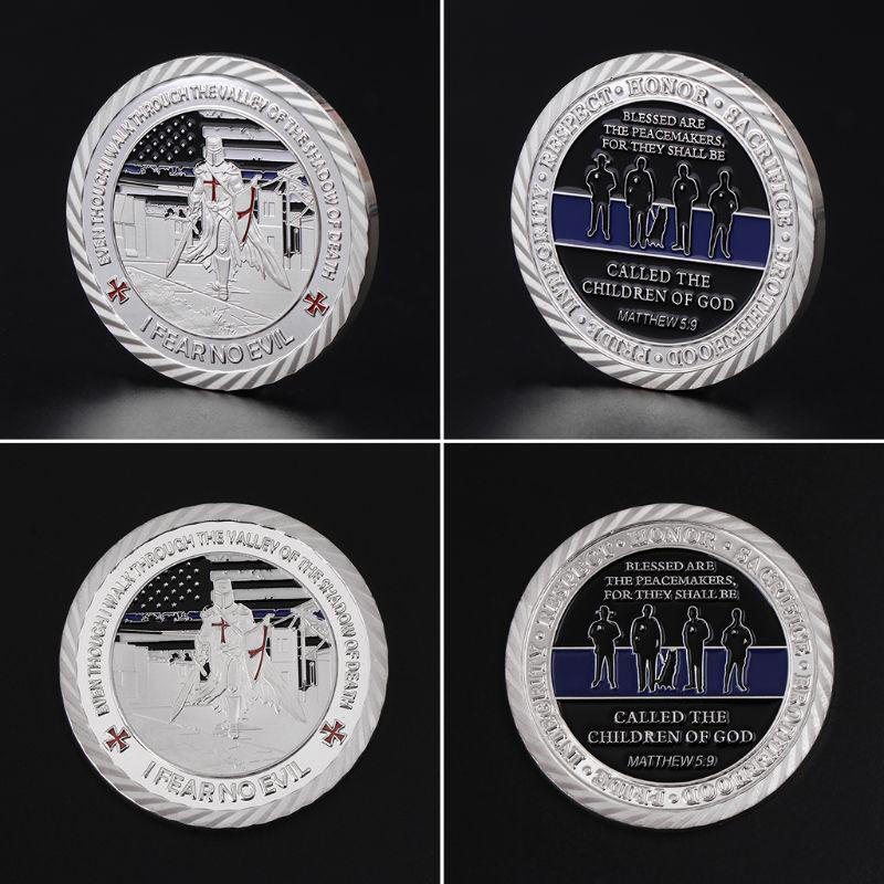 American Blue Knight Coin Collection Art Crafts Souvenir Gifts Coins ...