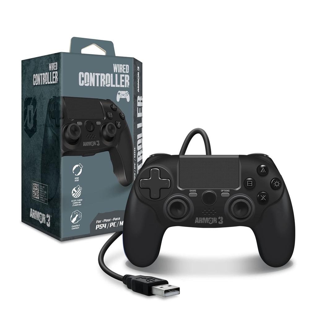 Armor3 Wired Game Controller PS4 PC MAC Compatible USB Connection ...