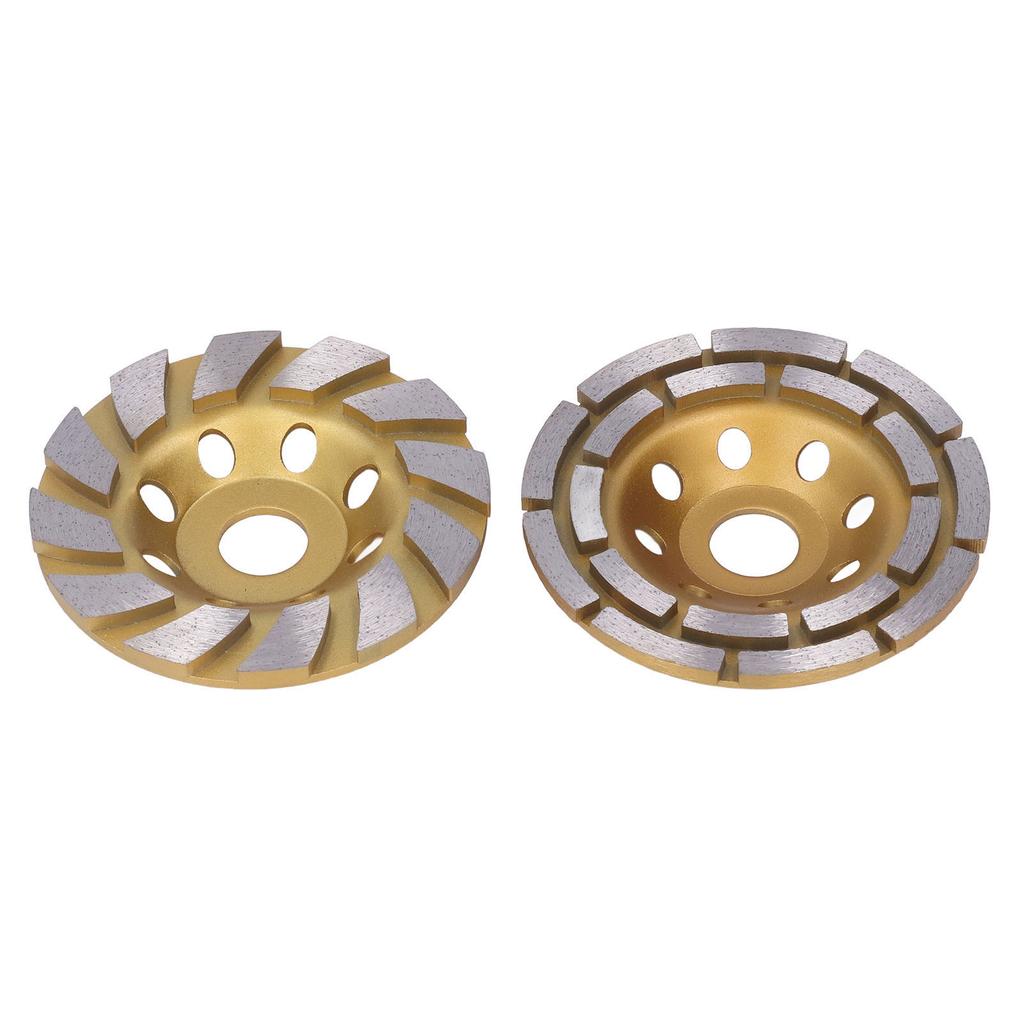 4.5in Grinding Wheel Set Double Row and Turbo Segment Diamond Cup ...