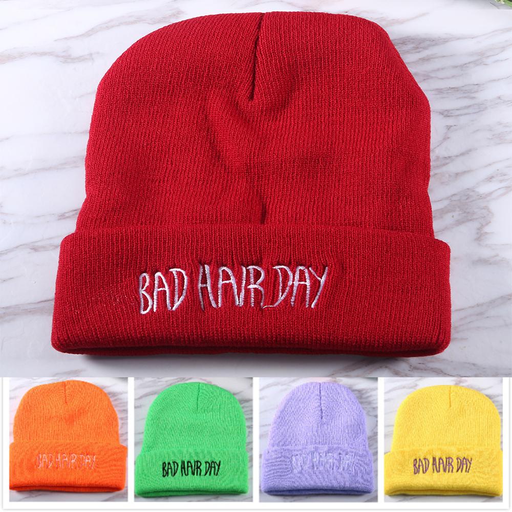 Bad Hair Day Winter Hat Men Caps Womens Beanies Warm Hip Hop Bonnet ...