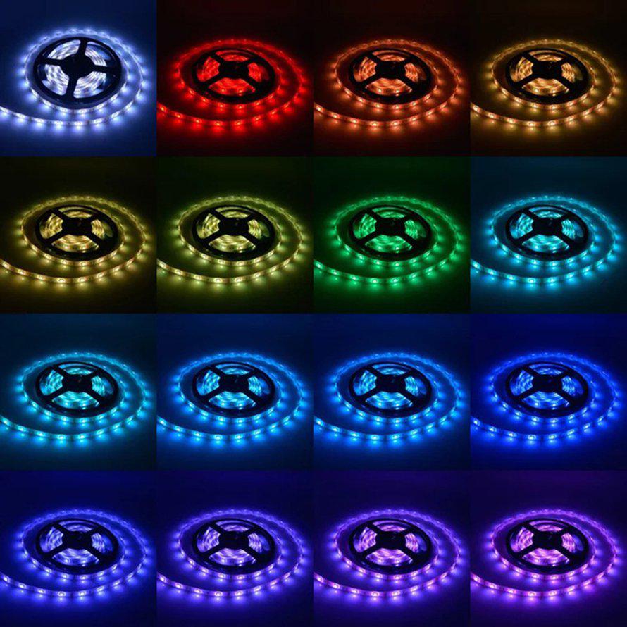 Buy IDH LED Strip Light 5050RGB Changing String Tape LED With Remote ...