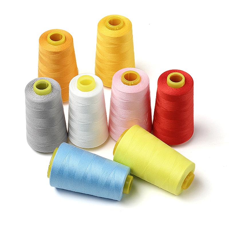 Buy 3000Yards 40S/2 Polyester Yarn Sewing Thread Roll Machine Hand ...