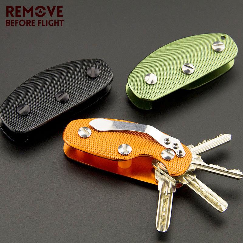 Buy EDC Pocket Organizer Multifuction Keychain Folding Keys Holder Clip ...