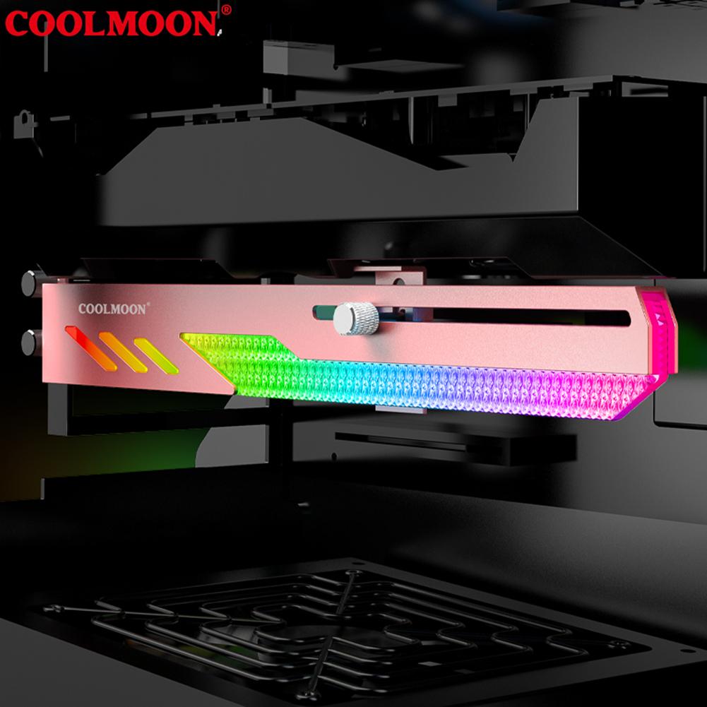 Satın alın COOLMOON GT8 Horizontal GPU Support 5V ARGB Bracket Video ...
