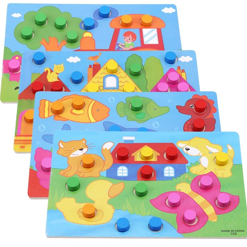 Buy Wooden Toy Jigsaw Puzzle Teaching Aids Children's Educational Toys ...