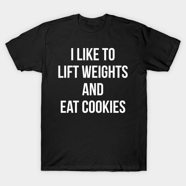 Cheap Men Black Print T-shirt Super Large TShirt i like to lift weights ...