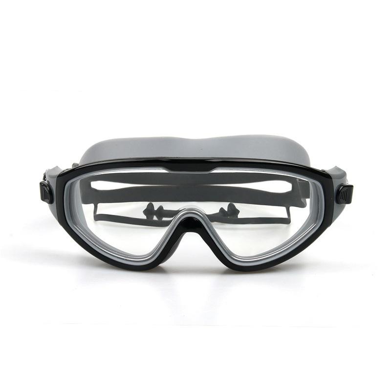 Buy Big Frame Kids Swim Goggles Anti Fog Wide View Swimming Gear for ...