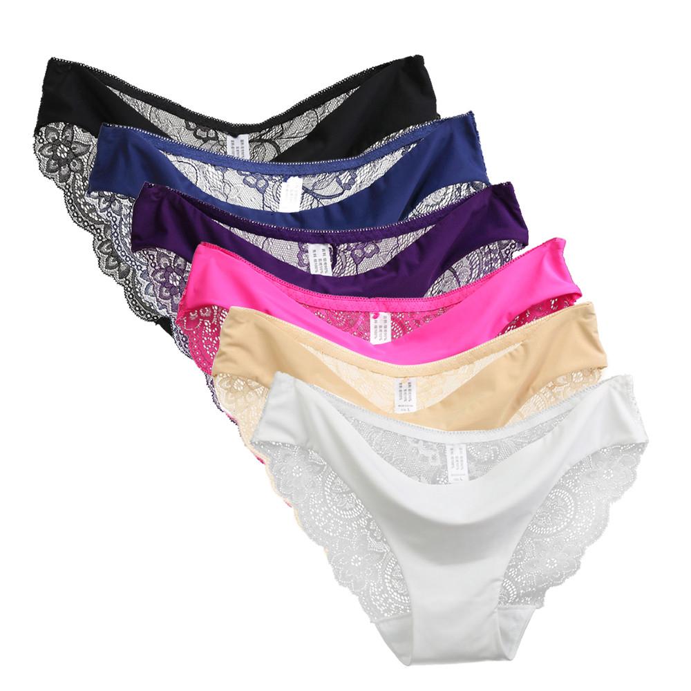 Frauen Mode Sexy Spitze G-String Slips Höschen Nahtlose Tangas Dessous ...