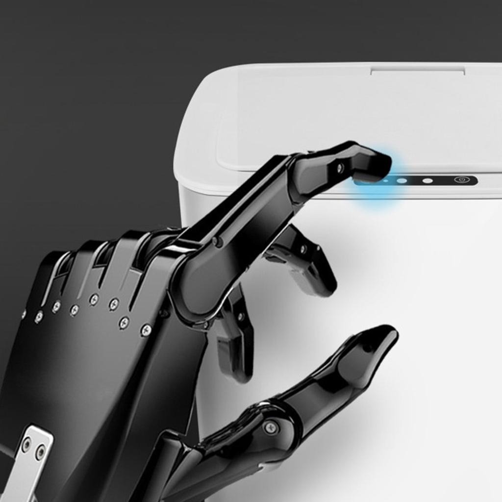 Cheap JS Smart Trash Can Rubbish Bucket Can Motion Sensor Touchless ...