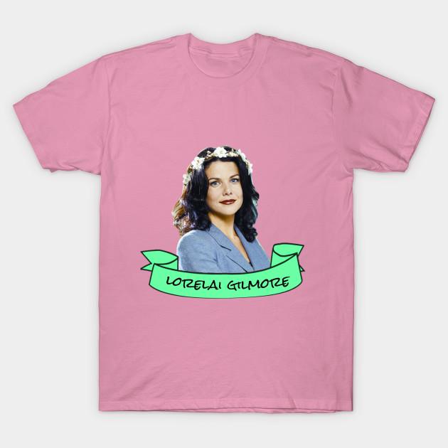Buy T Shirt Women Lorelai Gilmore Flower Crown Harajuku Print Kawaii ...