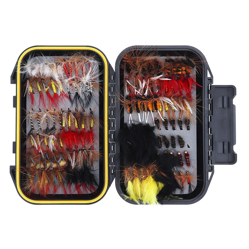 Buy 120pcs Fly Fishing Lures Simulation Butterfly Flies Hook Trout ...
