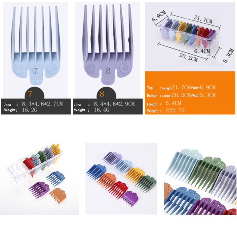 Buy 8 Pcs 8 Sizes Hair Clipper Guide Comb Set Haircut Barber ...