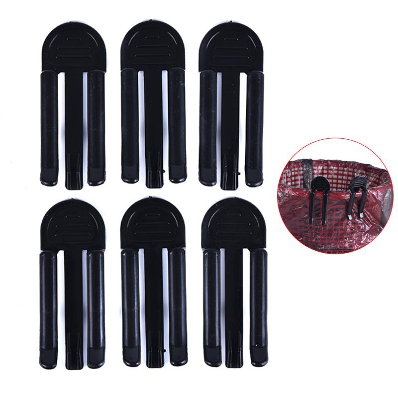 6Pcs/Set Practical Home Organizer Clip/Waste Bin Bag Dustbin Clamp ...