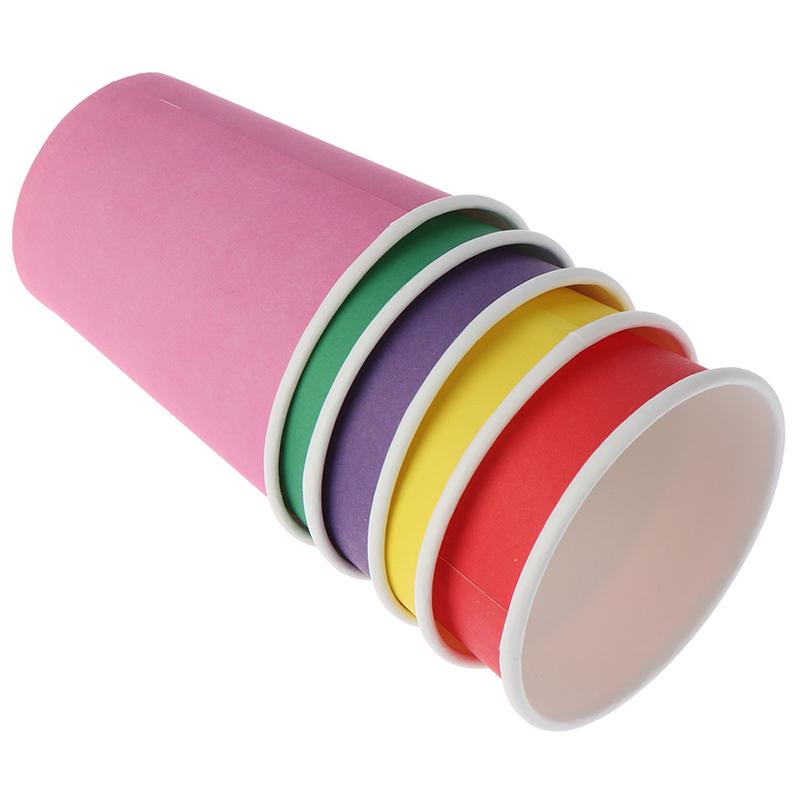 Купить Цветные одноразовые стаканчики Ручной работы Бумажные стаканчики ...