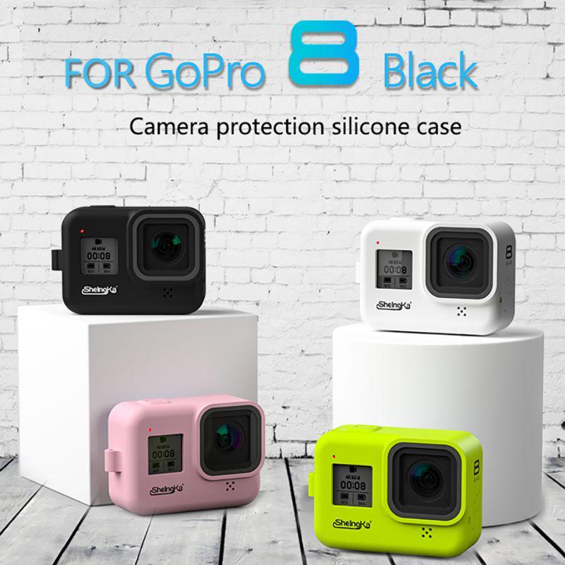 Silicone Case for GoPro Hero 8 Black Camero Accessories Anti-fall ...