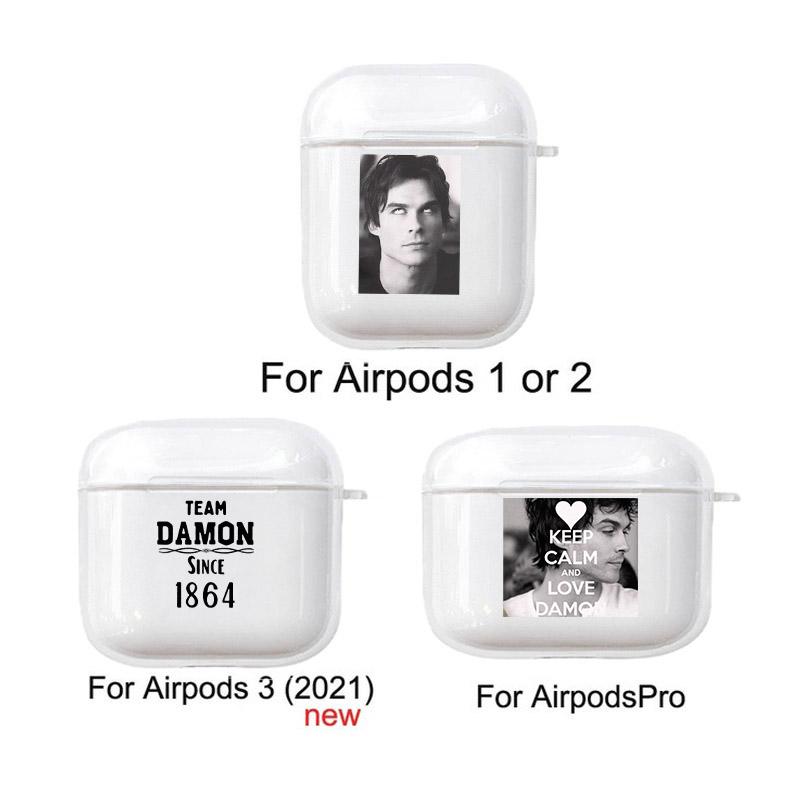 Cheap The Vampire Diaries Damon Earphone Case for Airpods Pro 3 Clear ...