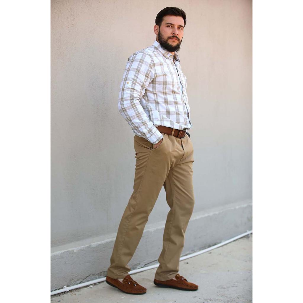 Buy Mustard Plus Size Men's Cargo Pants at affordable prices — free ...
