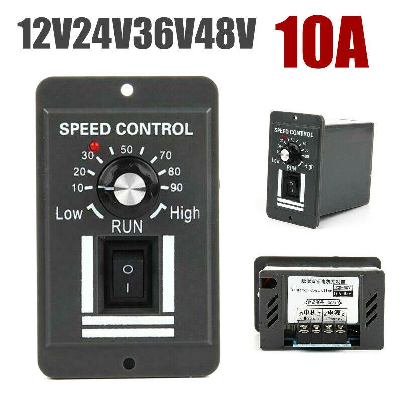 Buy 10V-60V PWM DC Motor Speed Switch Voltage Regulator 6A Controller ...
