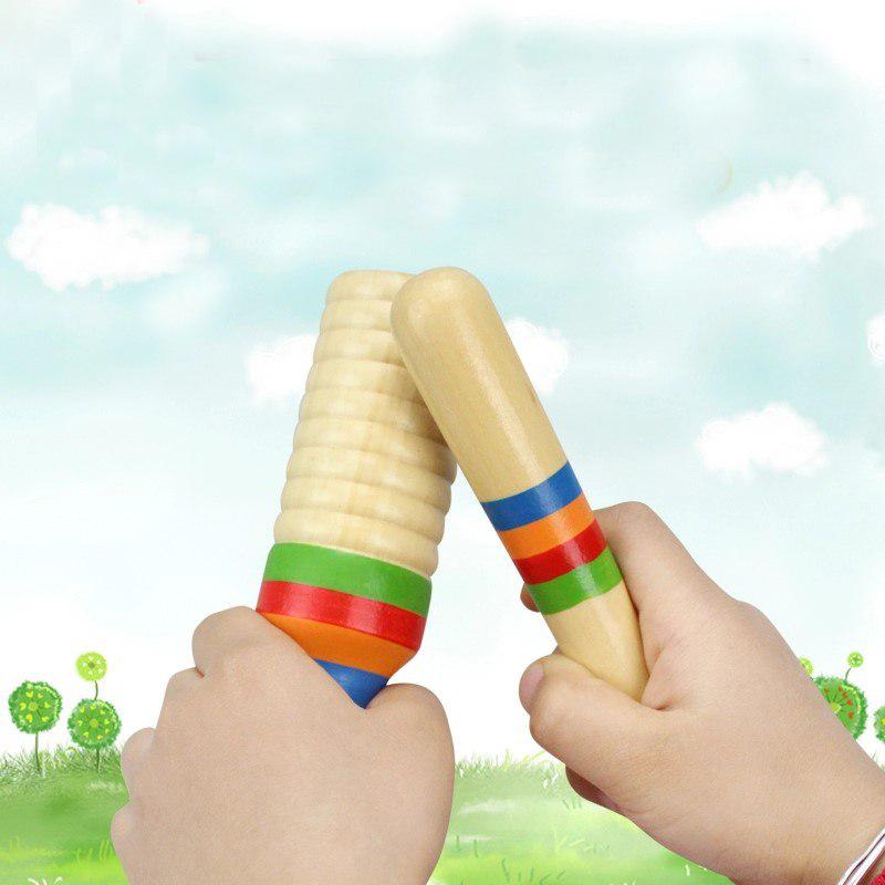 Buy Wooden Musical Instrument Tube Single-threaded Ring Percussion ...