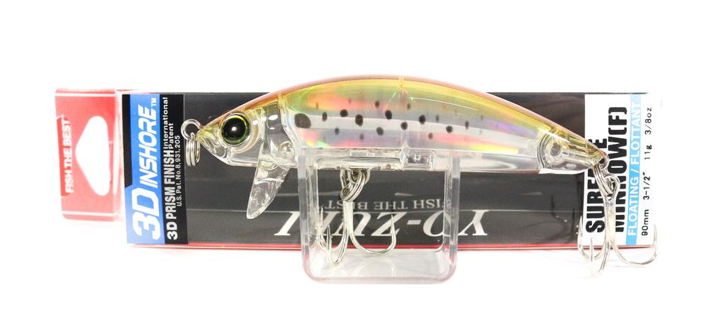 Yo Zuri Duel 3D Inshore Surface Minnow 90 Floating Lure R1215-HPBK ...