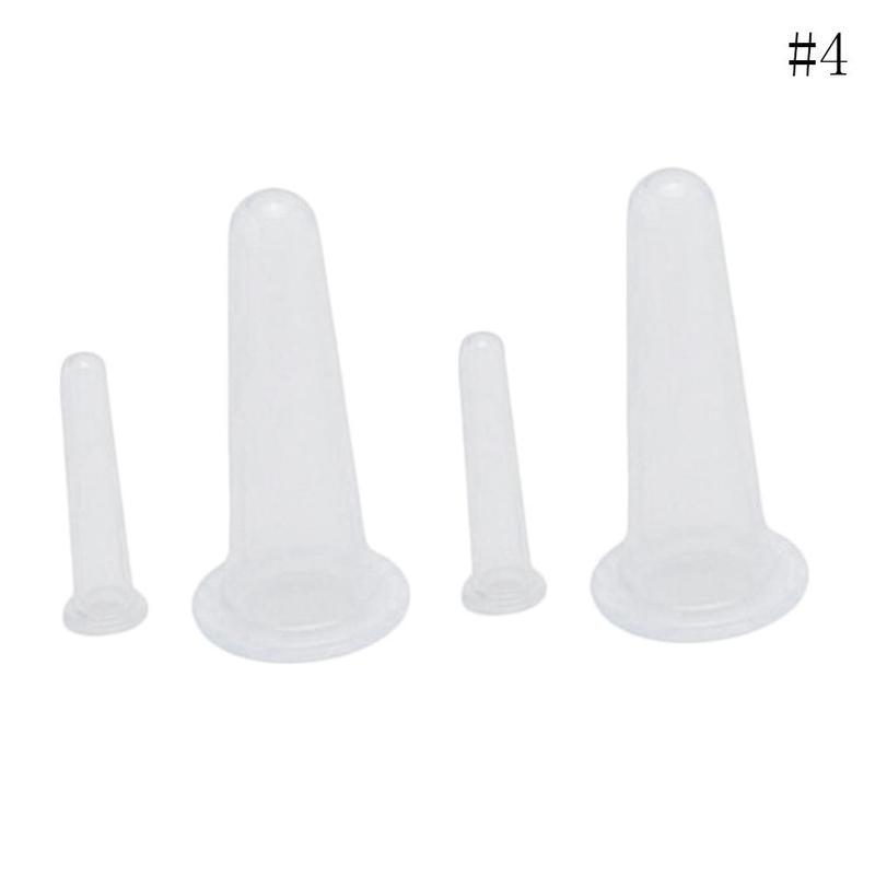 Natural Silicone Facial Cupping Massage Cup Mini Vacuum Face Push Oil ...