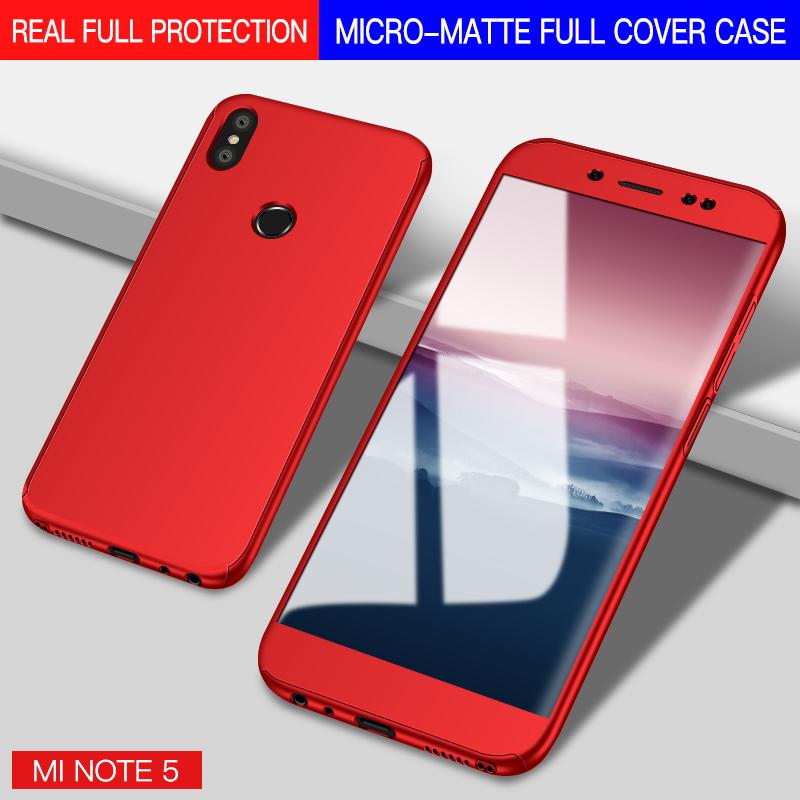 Cheap 360° Full Protection PC Case With Tempered Glass Film For Xiaomi redmi GO 4 4X 5 5A 5Plus ...