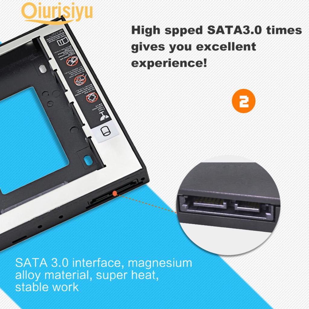 Buy Portable 9.5/12.7mm 2.5inch SATA PC Laptop CD-ROM Hard Drive Disk ...