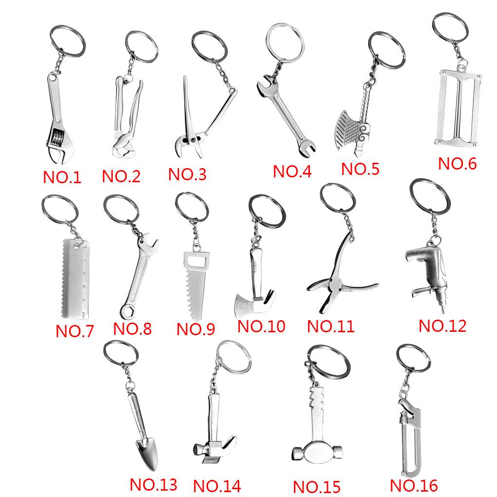 Buy Claw Hammer Simulation Tools Key Chain Mini Wrench Spanner Keychain ...