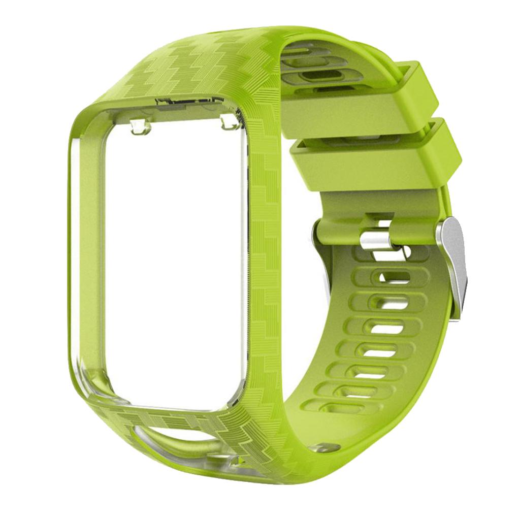 Buy Silicone Strap Watch Band for TomTom Runner 2&3/Golfer 2/Spark3 ...