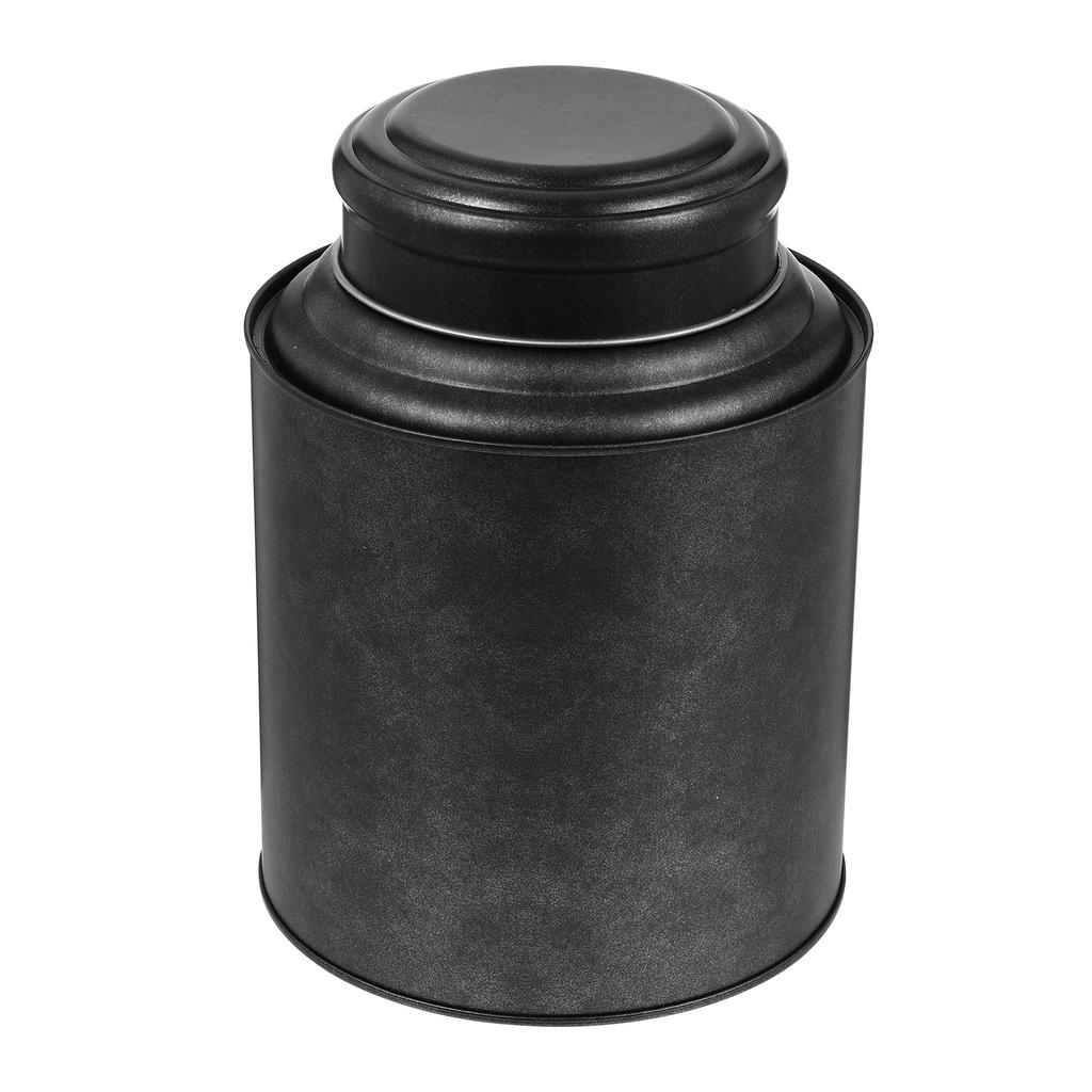 Buy 1pc Retro Tea Canister Household Tea Packing Jar Round Tea Sealing ...