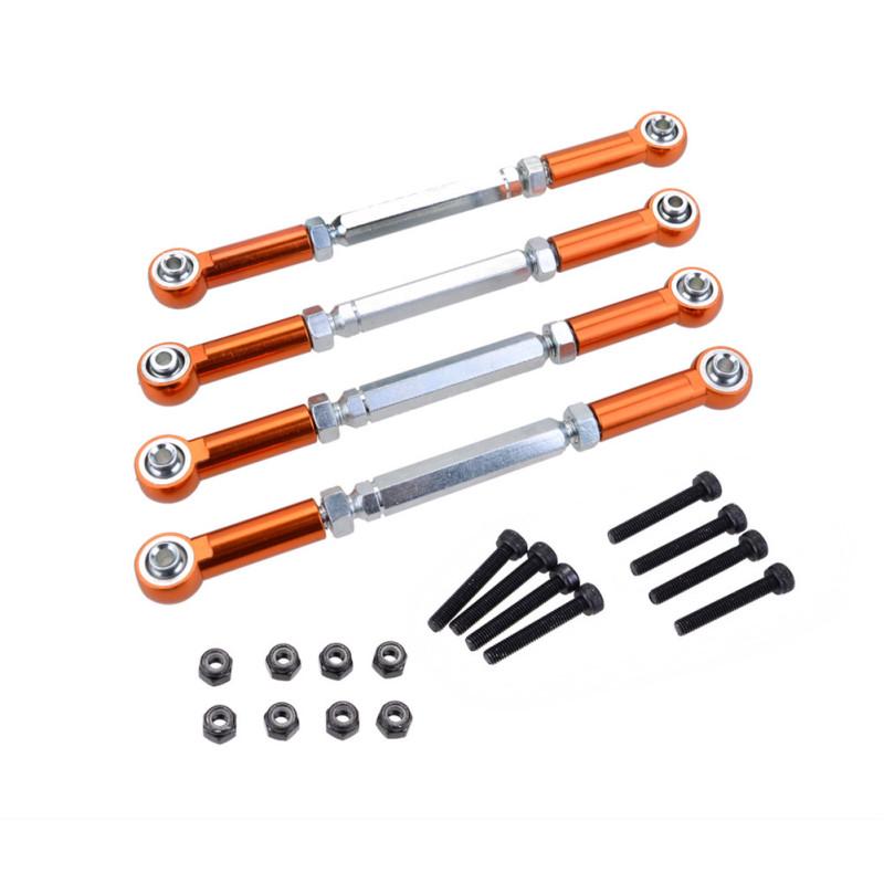 M5 112-130mm Metal Adjustable Link Rod For ZD Racing Hobao JLB HSP HPI ...