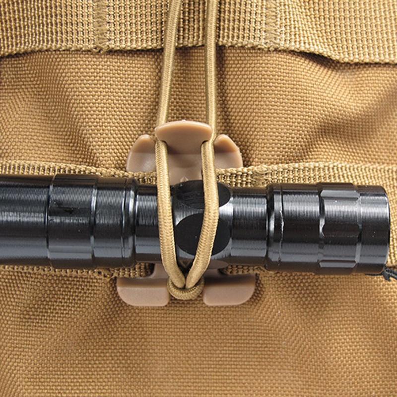 Fashion Ornaments webbing molle cord tactical 1pcs elastic clips ...