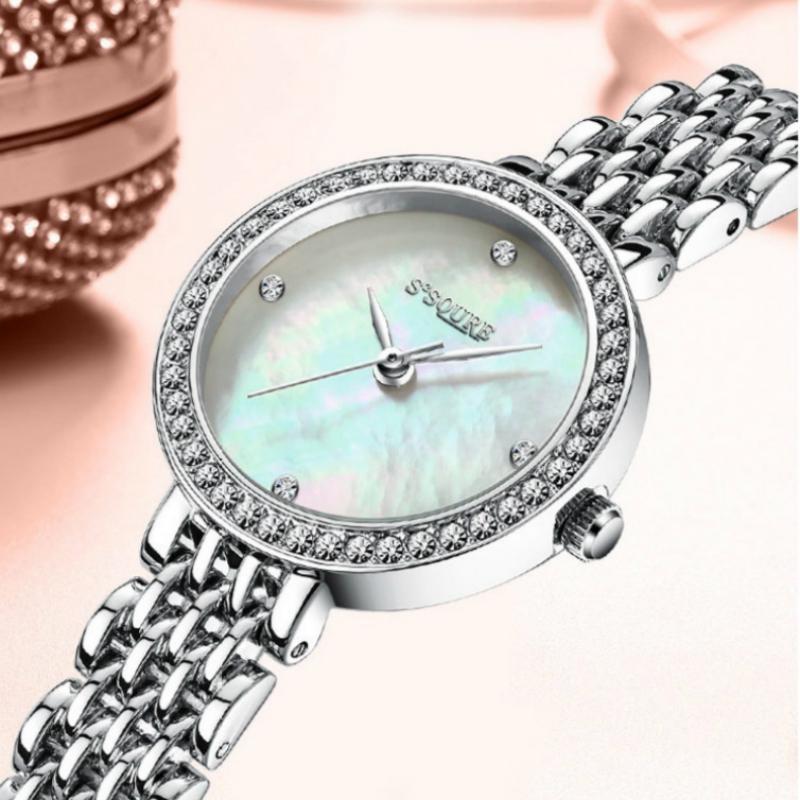 IK Women's Watches Quartz Alloy Case Wristwatches Women Montre Uhr with ...