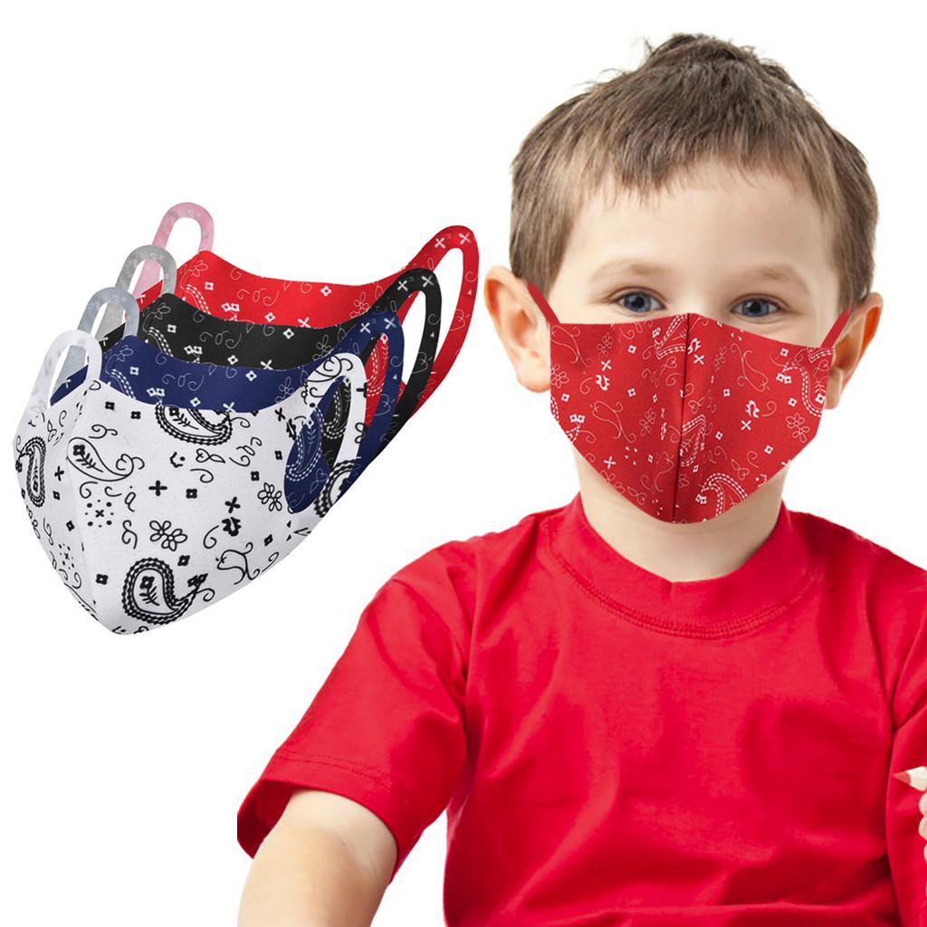 Buy Ready Stock 4pc Child Unisex Face Printing Face Cover Cloth Cover ...
