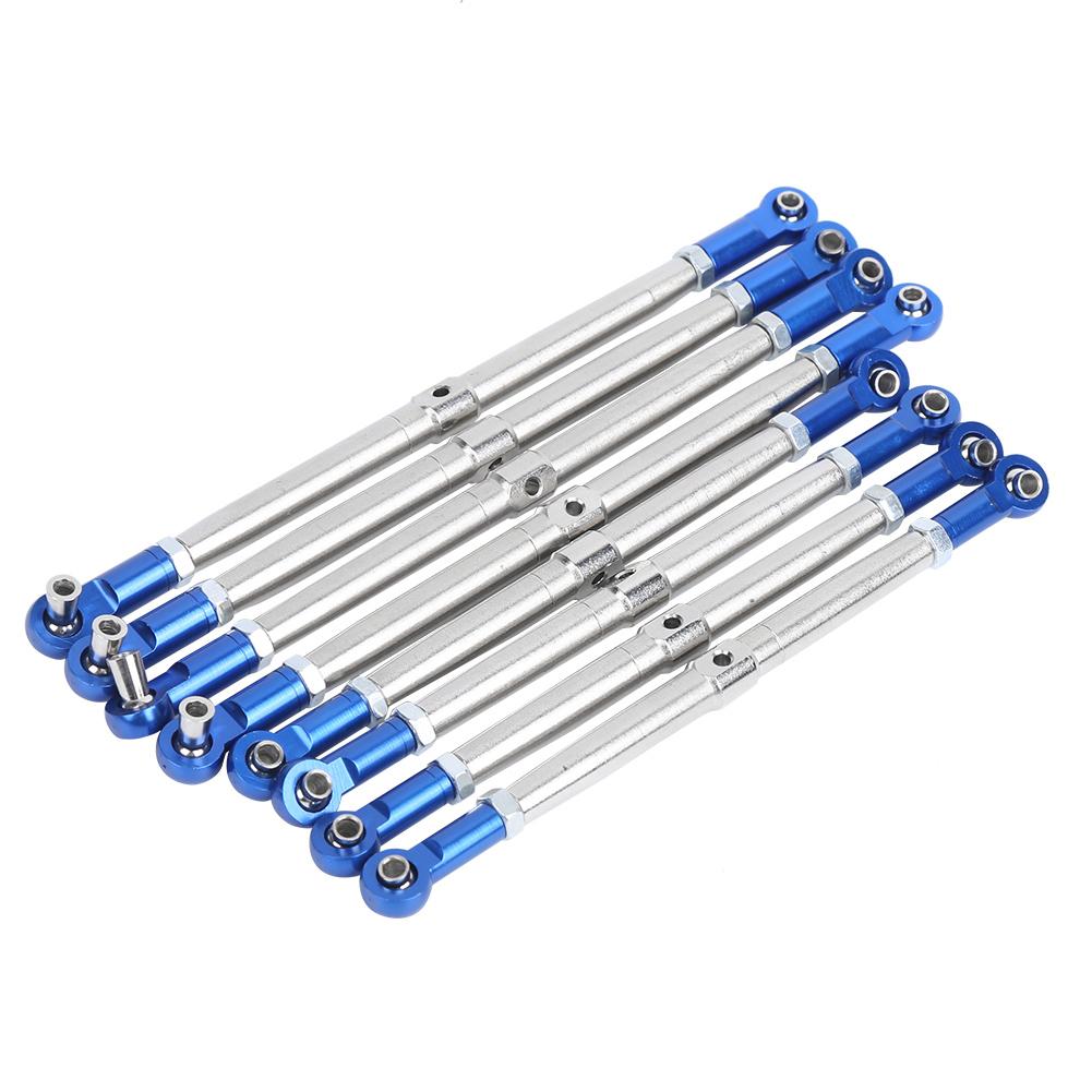 Buy 8Pcs Metal Adjustable Tie Link Rod Rc Car Accessory For 1/10 E ...