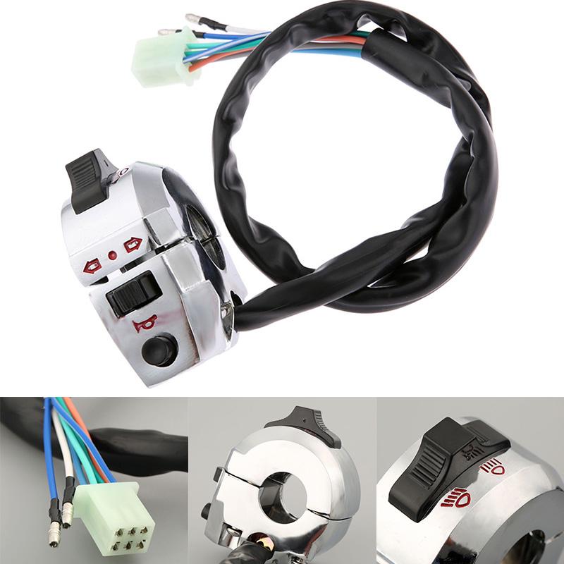 Buy Motorcycle Dirt Bike Bar Handlebar Control Light Signal Blinker ...